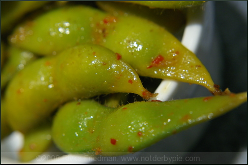 Edamame with some Latin flair