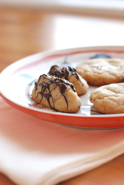 Chocolate-Dipped Hazelnut Shortbread