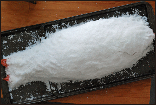 Whole Fish Roasted in Salt Crust