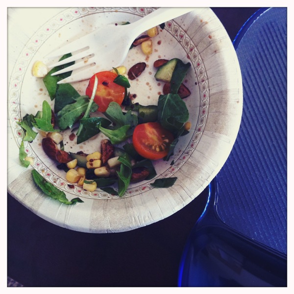 Brown-Bag Salad with Crunchies